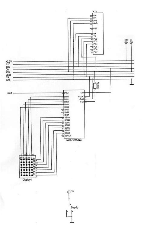 Problem Beim Ansteuern Einer 5x7 Led Matrix über Max7219 Baustein