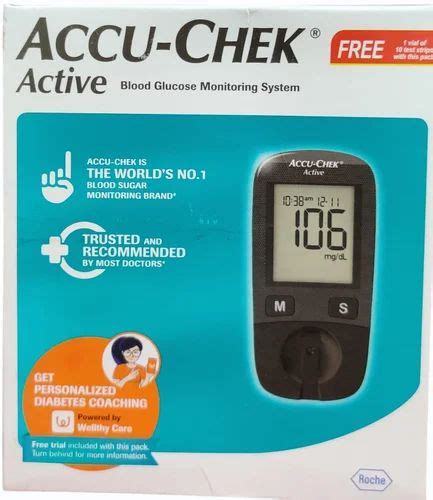 Accu Chek Glucometer 28 Days Model Name Number Active At ₹ 400 Box In Mumbai