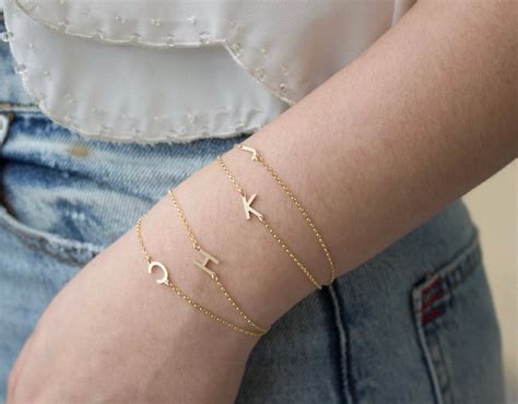 Sideways Letter Connector Pre Order Ladybird Jewelry