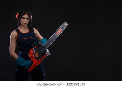 Sexy Woman Chainsaw Royalty Free Images Stock Photos Pictures Shutterstock