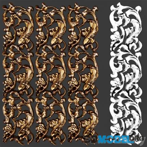 3d Model Thread Plaster Set