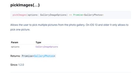 Bug Ios GetPhoto Select More Photos Issue Ionic Team Capacitor GitHub