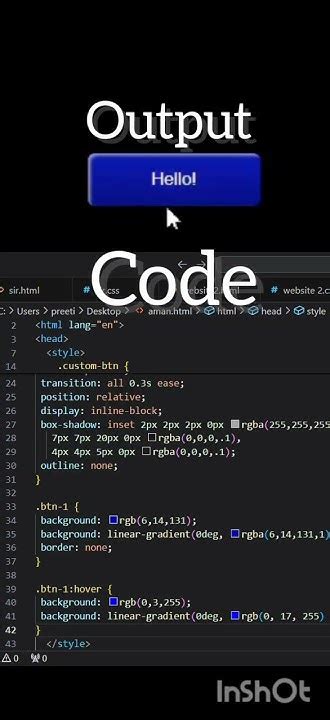 Button Animation In Html Css Coding Frontendcourse Webdesign