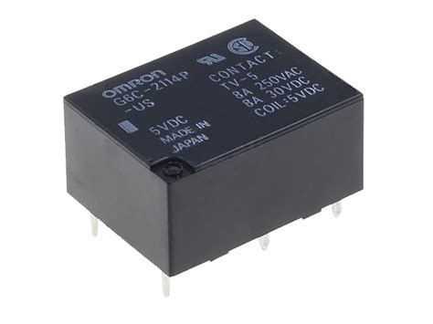Relé Potencia Omron G6c 2114p Us 1 Polo 5vdc 8a 🟢 Biltron