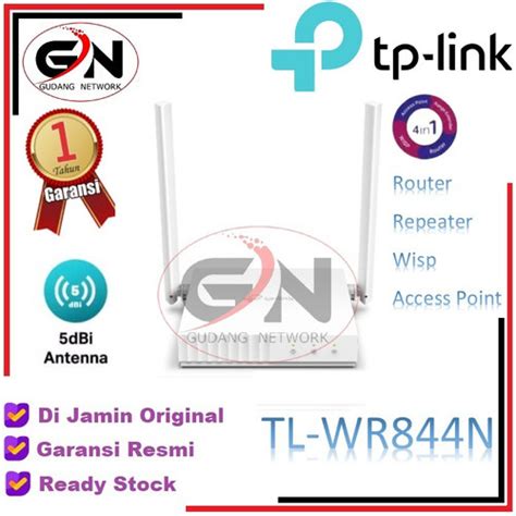 Jual TP LINK TL WR844N 300Mbps WiFi Router TL WR820N Dengan 4Port LAN Jakarta Pusat Gudang