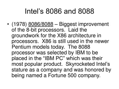Ppt The Intel 8086 Processor Powerpoint Presentation Free Download Id 4389403