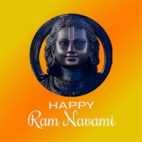 Premium Vector Ram Navami Wishing Social Media Post Design
