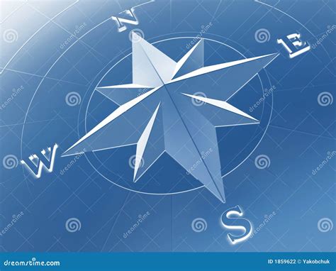 Compass Rose Stock Illustration Illustration Of Compass 1859622