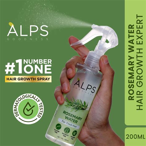 Alps Goodness Rosemary Water For Thick Long Hair 200 Ml Box