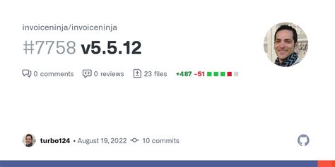 V5 5 12 By Turbo124 Pull Request 7758 Invoiceninja Invoiceninja GitHub
