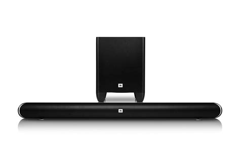 JBL Soundbar With 6 5 Wireless Subwoofer Black CINEMASB350 Best Buy