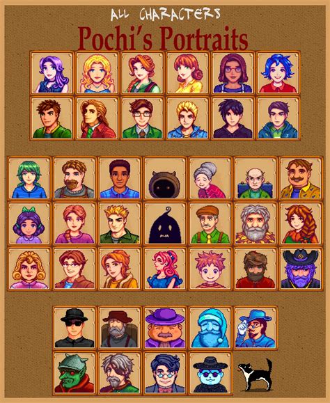 Stardew Portraits Mod