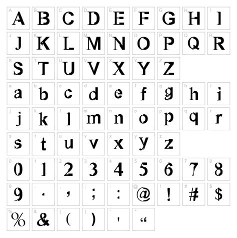 Times New Arial Font Vectordad