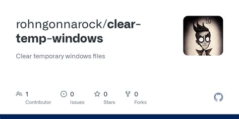 GitHub Rohngonnarock Clear Temp Windows Clear Temporary Windows Files