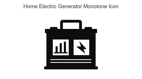 Home Electric Generator Monotone Icon In Powerpoint Pptx Png And Editable Eps Format Ppt Template