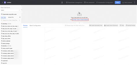 How To Create A Dataset Using Visual Configuration Or Custom Sql Quick Bi Alibaba Cloud