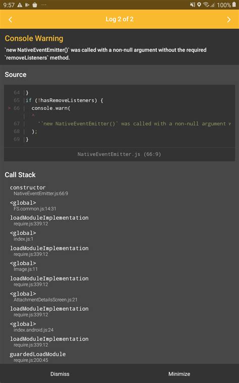 `new Nativeeventemitter` Was Called With A Non Null Argument Without