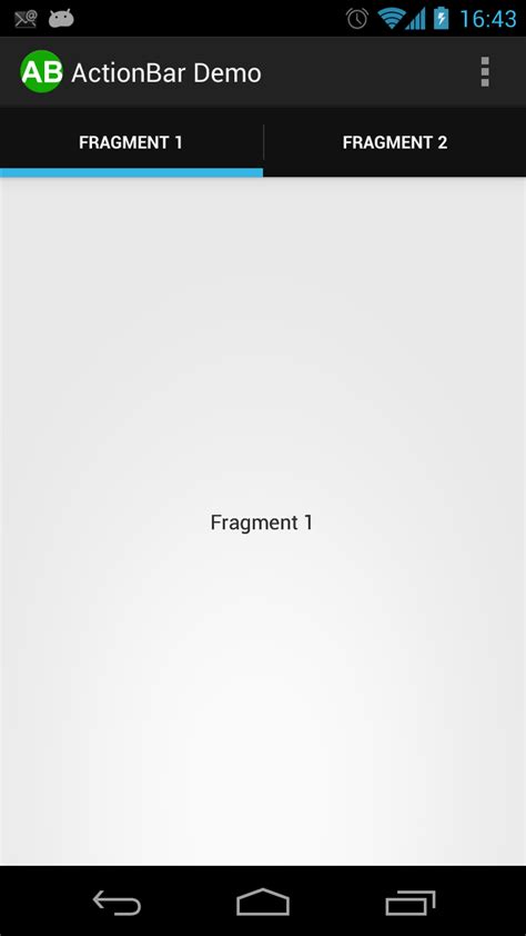 Basic ActionBar Part Styling Android