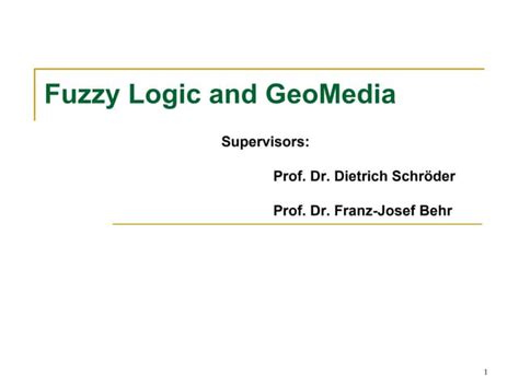 Fuzzy Logic Analysis Using Geomedia By Bhaskar Reddy Pulsani Ppt