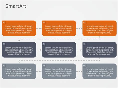 SmartArt Process Funnel Steps
