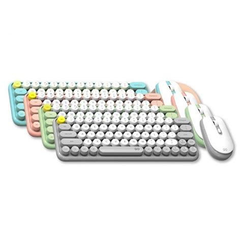 Jual Fantech Wk896 Go Mochi 65 Combo Set Keyboard Mouse Wireless Bluetooth Bundle Bundling Wk