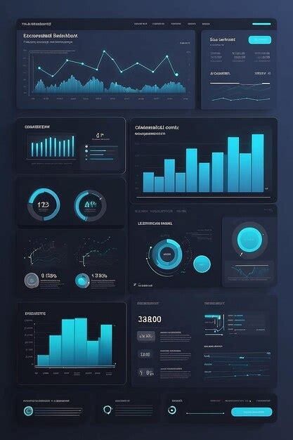 Premium Photo 3d Web Ui Interface Data Analytics Seo Optimization Dashboard And Business