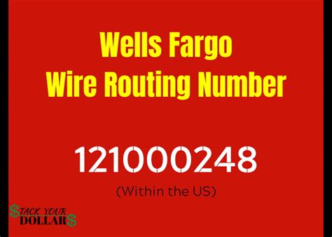 Wells Fargo Routing Number Listed By State Stack Your Dollars