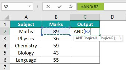 AND Function In Excel Formula Example How To Use AND Function In Excel Formula Example How To Use