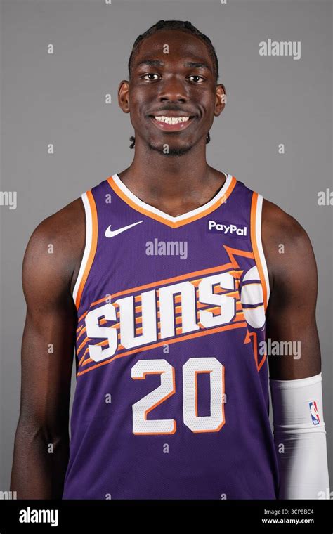 Phoenix Suns Forward Rasheer Fleming 20 Poses During The Nba Basketball Teams Media Day In