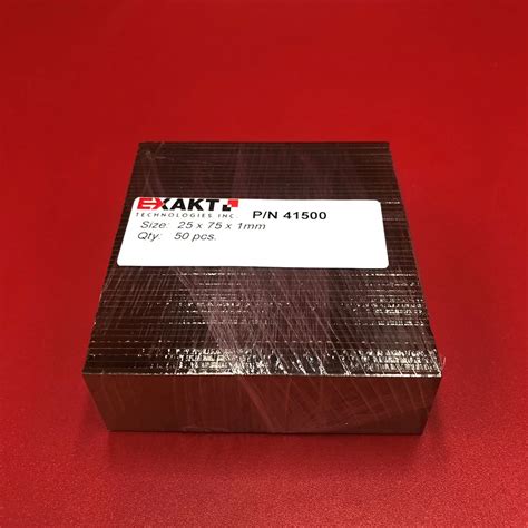 Microscope Slides 25 X 75 Mm 41500 Exakt Technologies Product