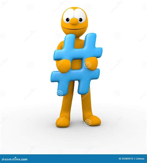 hash tag number sign stock illustration illustration of double 35389472