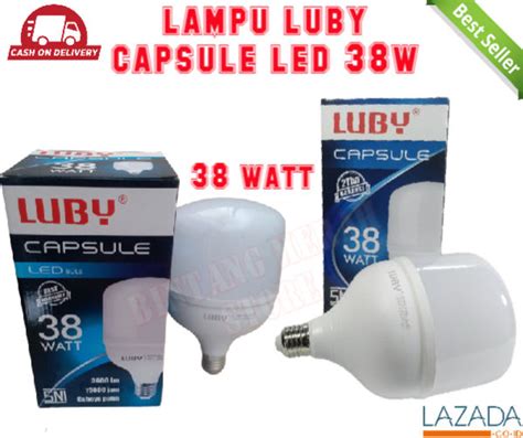 Terbaru Lampu Led Capsule Watt Merk Luby Cahaya Putih Lampu Led Capsule Luby W Bms