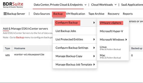 bdrsuite step by step configuration backup and recovery guide for