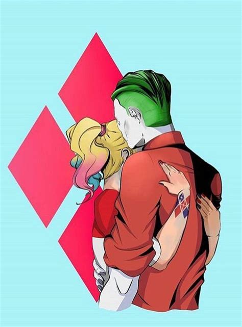 Harley Quinn And Joker Kissing Wallpaper