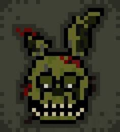 Springtrap Pixel Art Grid