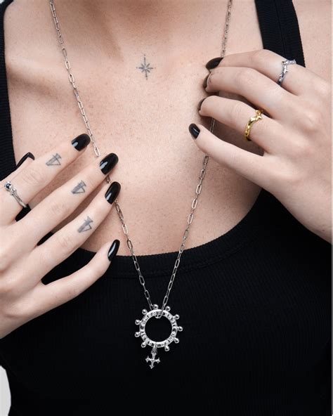 Absit Omen Amulet Pendant Necklace Necklaces Ask And Embla