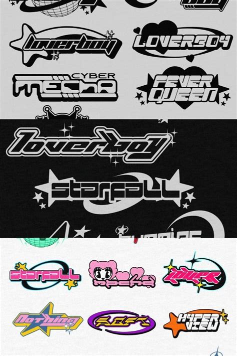 Design Y2k Style Streetwear Logo