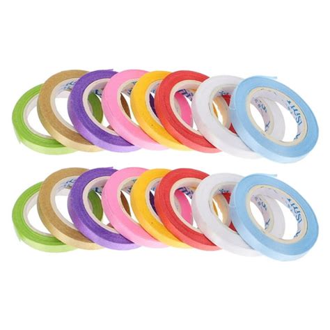 Addhat Assorted Color Crimped Ribbon For Crafts And Packaging 50 Rolls