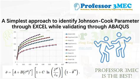 Simplest Approach To Identify Johnson Cook Parameter Through Excel