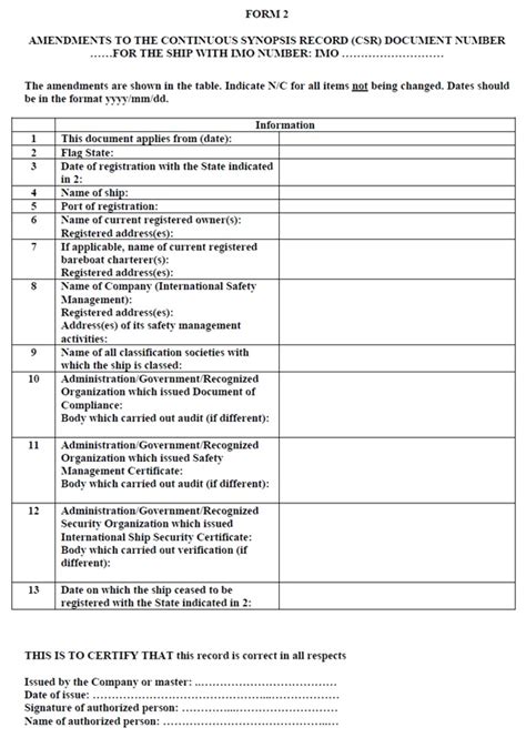 Sample Of Form 1 Form 2 And Form 3 Of Csr Marinegyaan Sample Of Form 1 Form 2 And Form 3 Of Csr Marinegyaan