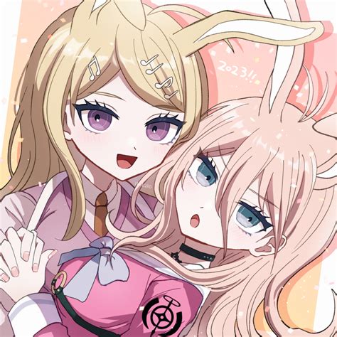 Akamatsu Kaede And Iruma Miu Danganronpa And 1 More Drawn By Mikao