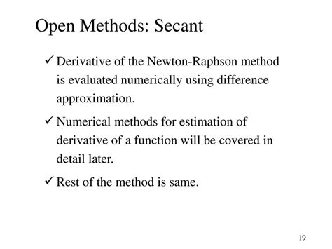 Roots Of Non Linear Equations Recap Ppt Download
