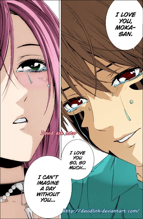 Rosario And Vampire Moka And Tsukune