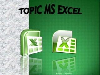 Ms Excel Introduction Free Powerpoint Presentation PPT