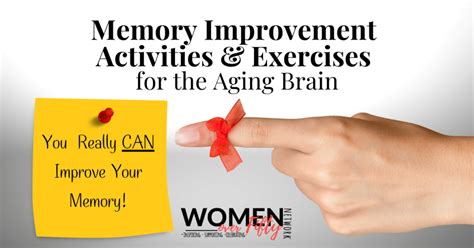 Memory Improvement Activities And Exercises For The Aging Brain