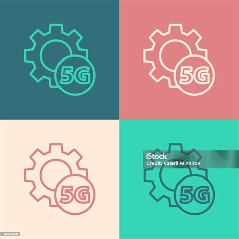 팝 아트 라인 색상 배경에 고립 된 새로운 무선 인터넷 와이파이 연결 아이콘을 설정합니다 글로벌 네트워크 고속 연결 데이터 속도