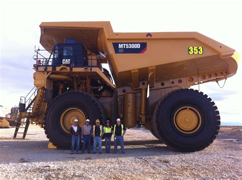 The New Cat Mt5300 Mining Truck Up At Kennocott It Is 28 Ft Tall 33