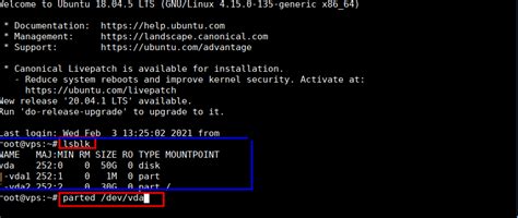 How To Resize The Disk Partition Using Cli After Upgrading My Tariff Plan On My Vps Hostry