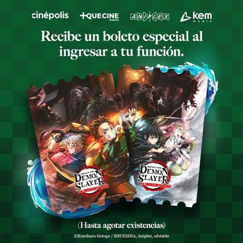Demon Slayer En Cinépolis Así Puedes Obtener El Boleto Edición
