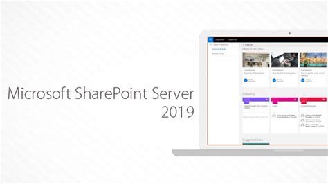 The Official Microsoft Sharepoint Server 2019 Is Released Machsol Cloud Community Portal